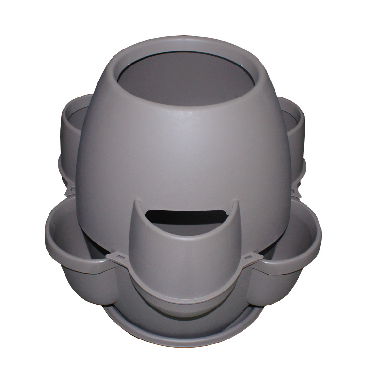 BAMA ITALY Γλάστρα Σύνθεσης XL Ø80x80cm 200lt Πλαστική με Πιάτο 8.2kg ...