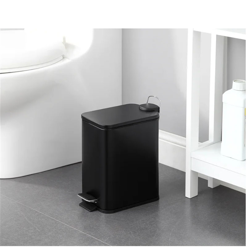 VESTA Bath Tub 5lt Rectangular with Soft Close Pedal 29x14x30cm Lid ...