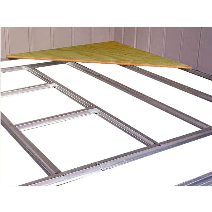 STEELEN Base-Frame Galvanized Metal Floor for Storage-Garden House 453 ...