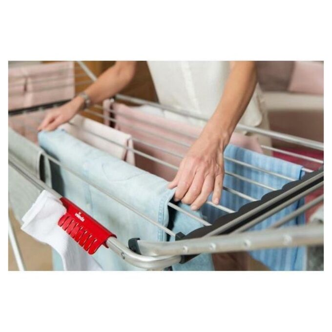 VILEDA Απλώστρα Ρούχων 100% Αλουμινίου 167x56x117cm 3φυλλη MAX Άπλωμα ...